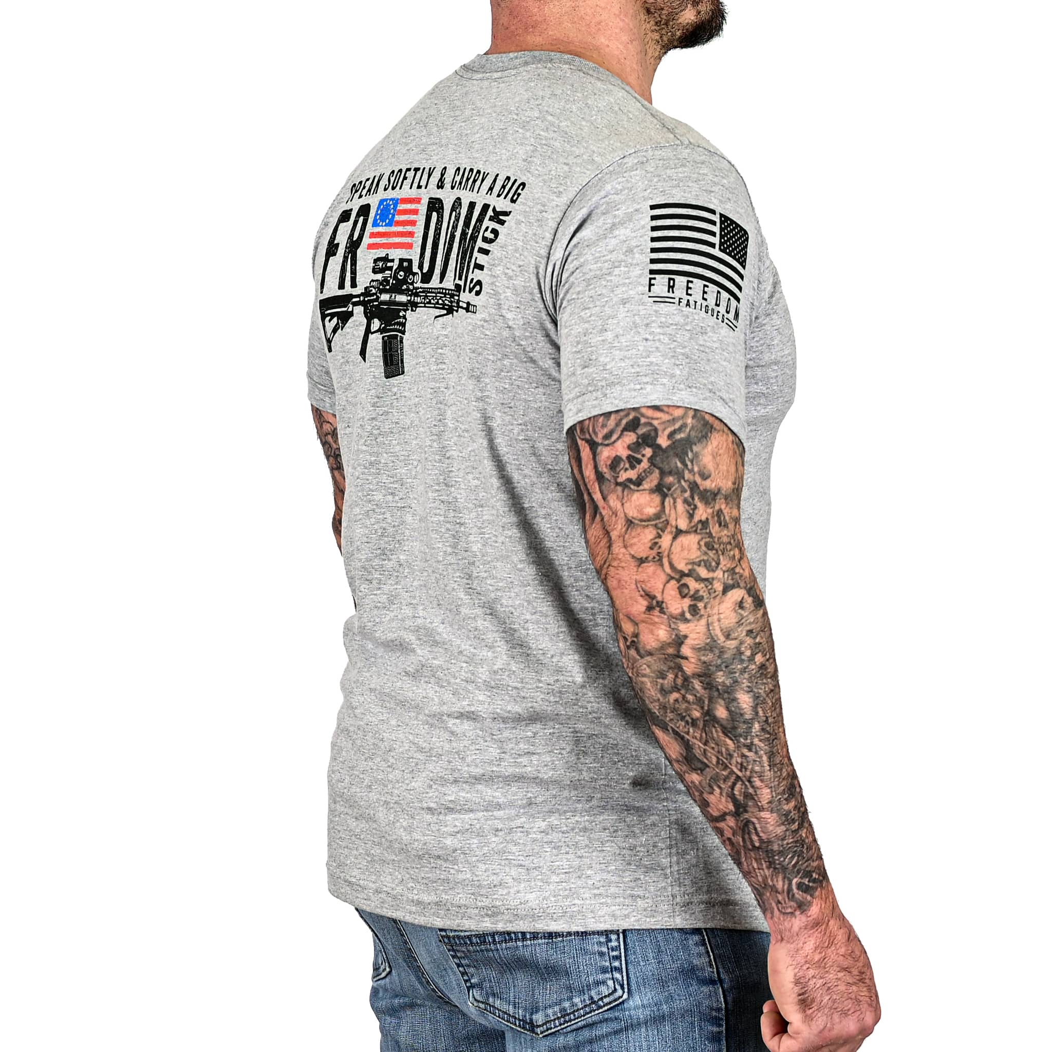 Men's Freedom Stick Patriotic 2A T-shirt - Freedom Fatigues