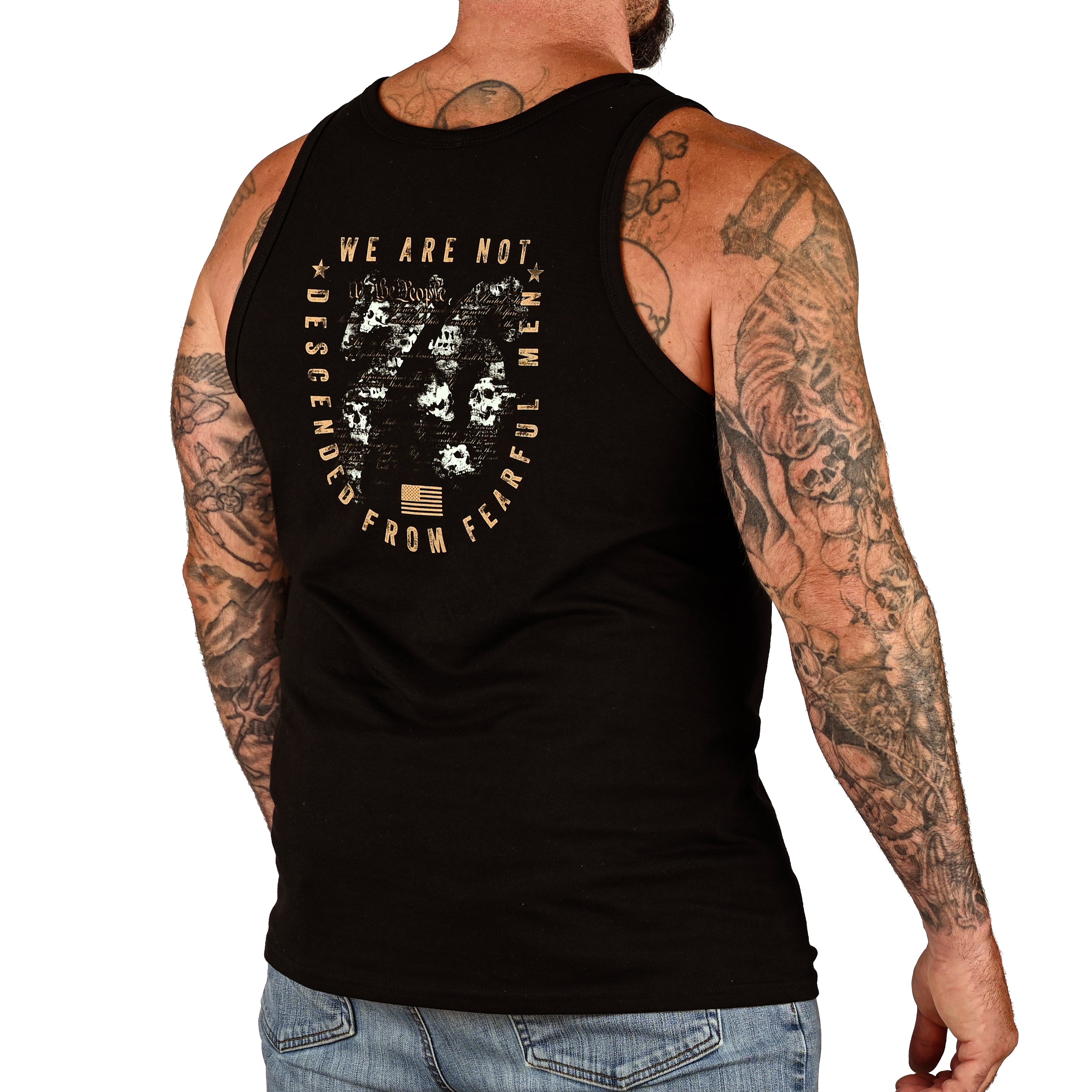 Men's We Are Not Descended From Fearful Men Tank Top - Freedom Fatigues