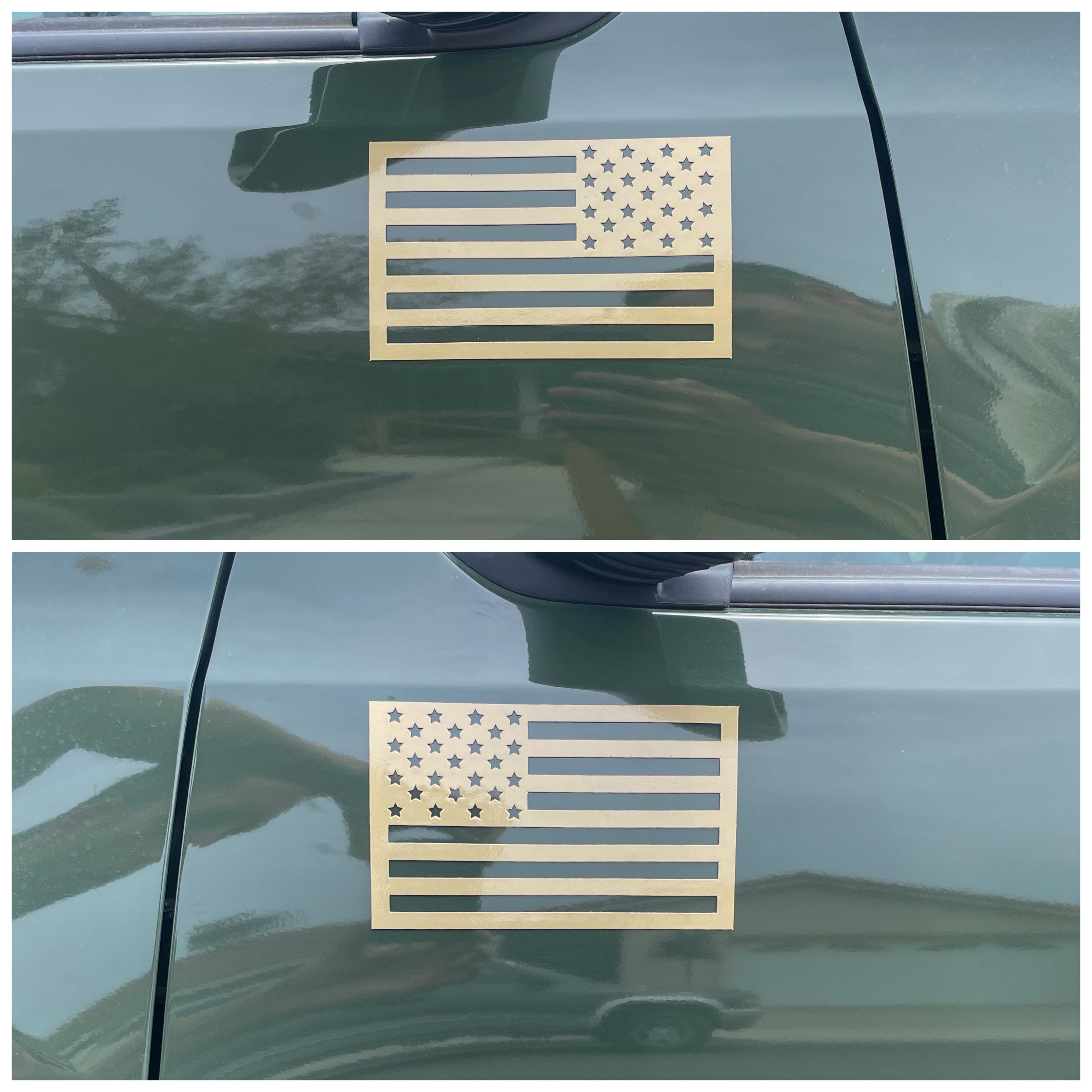 Desert Tan/FDE American Flag Magnet Set | Freedom Fatigues